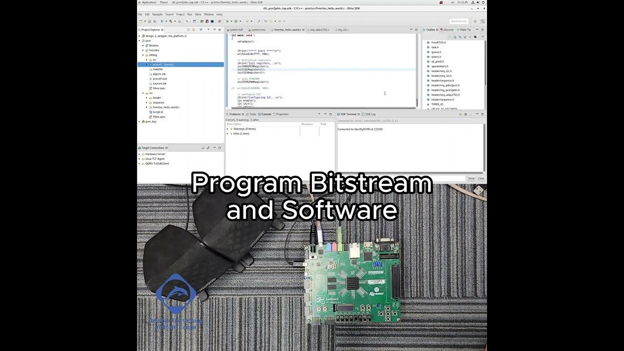 Fpga Prototype Pcm2pdm On Xilinx Zynq 7000 Fpga Pcm2pdm Dtvc Youtube