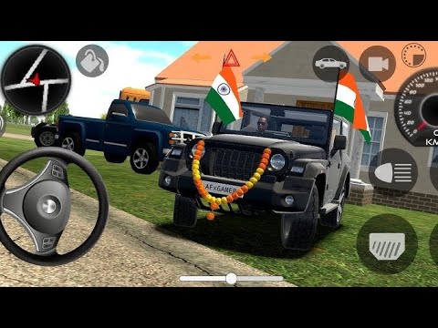 Dollar (Song) Modified Mahindra Purple Thar 😈|| Indian Cars simulator ...