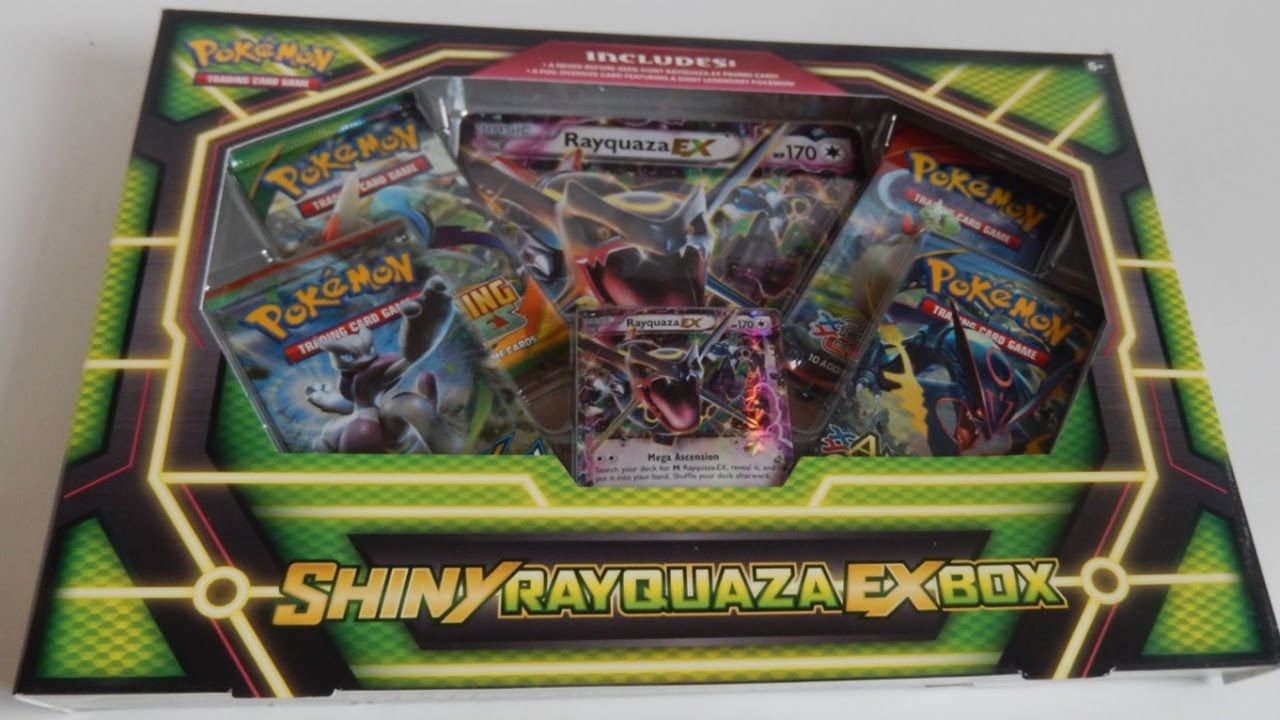 SHINY RAYQUAZA EX box - YouTube