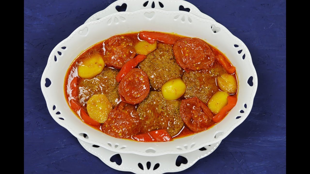 طرز تهیه کباب ماهیتابه ای اصیل با سس گوجه | Kabab Mahytabe | Persian ...