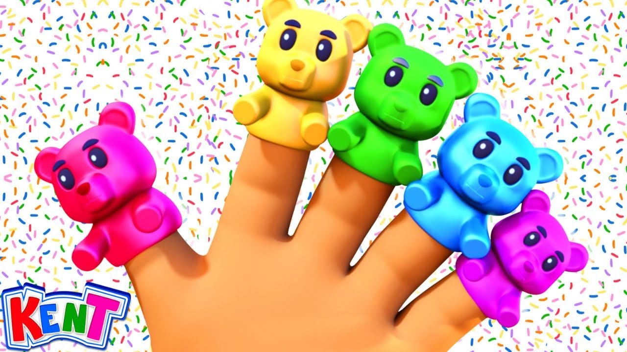 Gummy Bear Finger Family + Fun Kids Songs and Nursery Rhymes ...