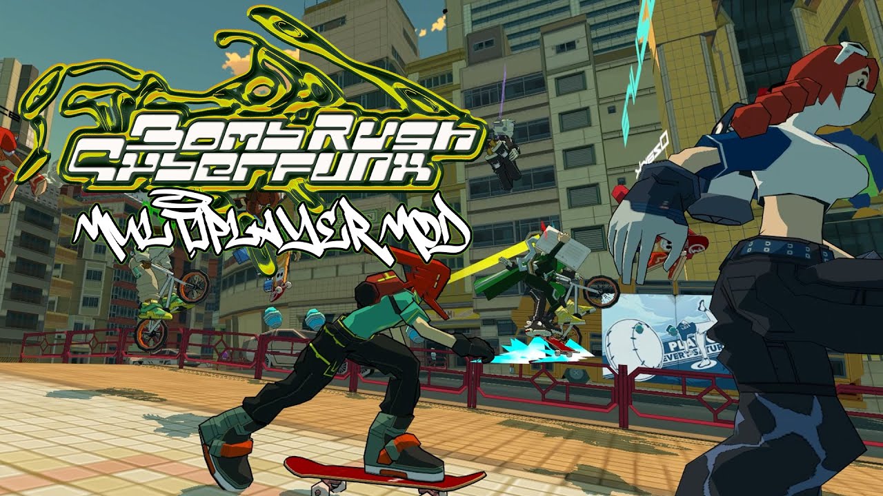 Bomb Rush Cyberfunk Multiplayer Mod Trailer - YouTube