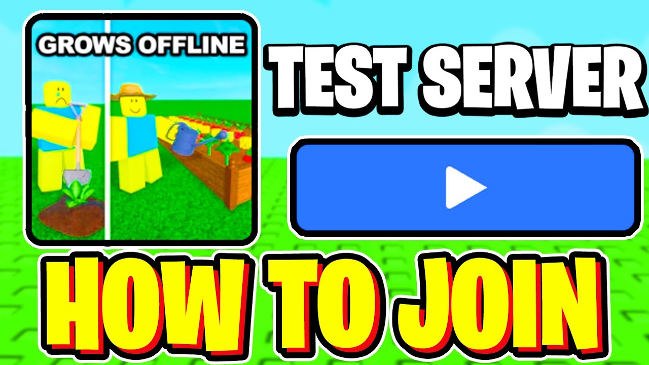 How To JOIN TEST SERVER In Grow A Garden! Roblox - YouTube