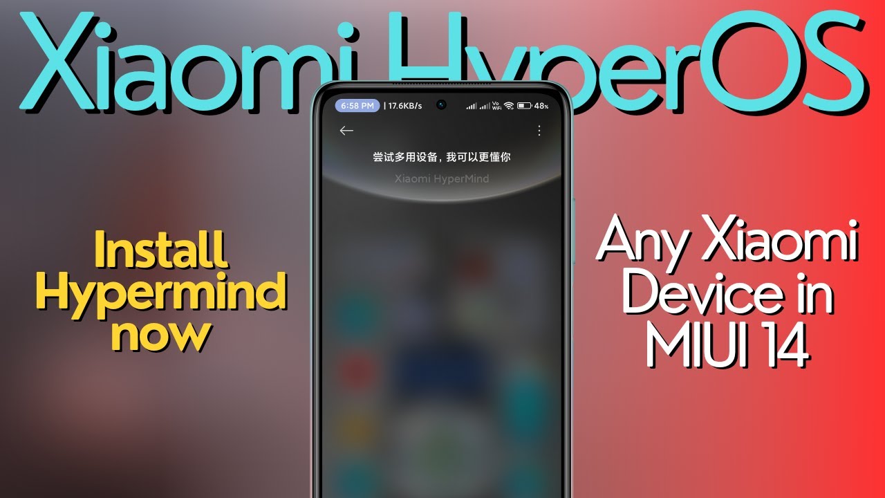 Exclusive ⚡ Install HyperOS Hypermind in any Xiaomi Device 📱 [ROOT] - YouTube