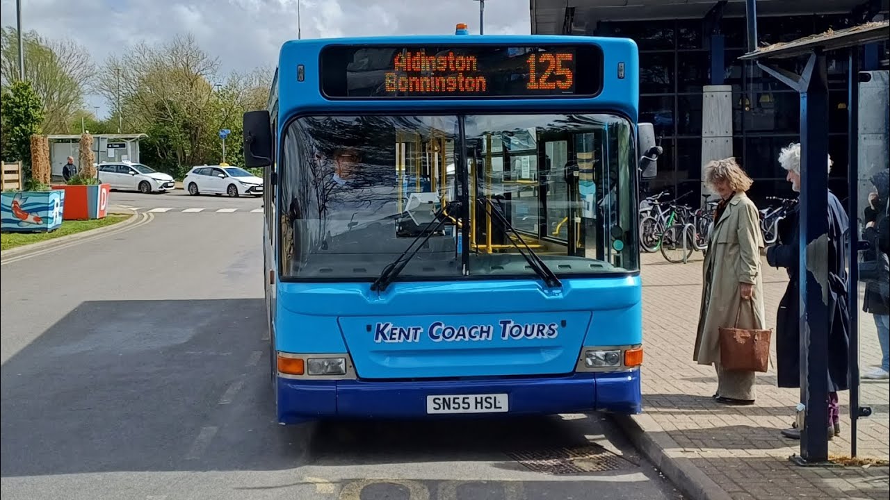 SN55 HSL Dennis Dart SLF on its last day in service with Kent Coach ...