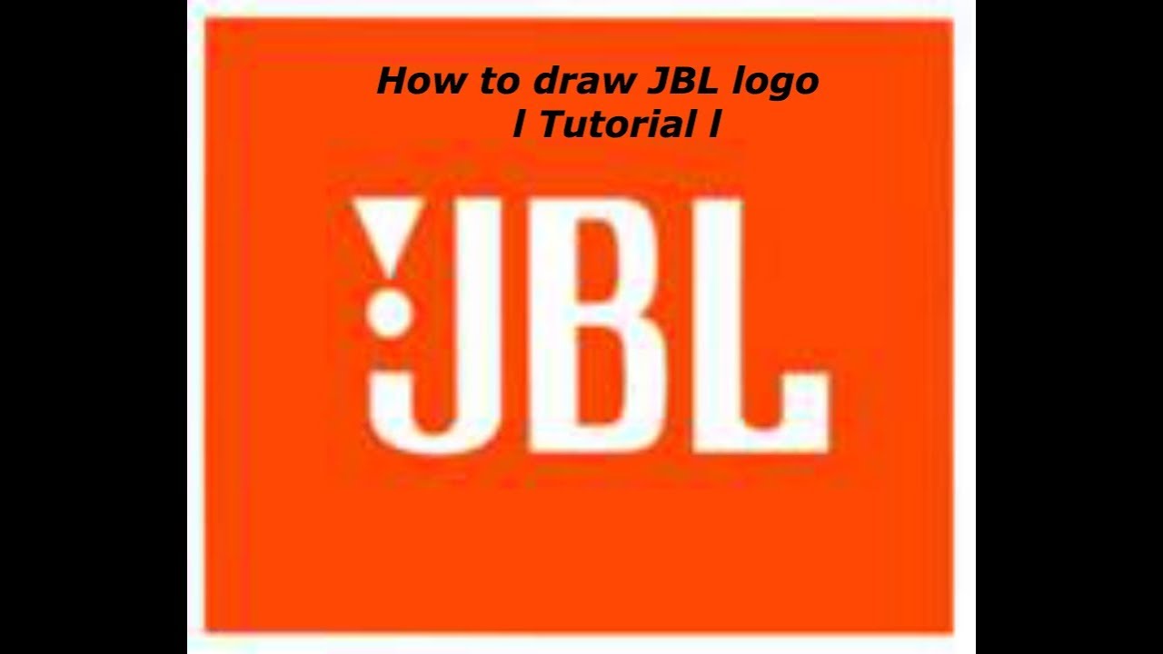 How to draw JBL logo ( Tutorial ) - YouTube