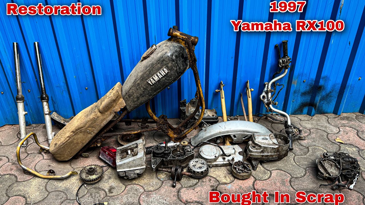 1997 Legendary Yamaha RX100 Bought In Scrap || Full Restoration Alert 🚨 ...