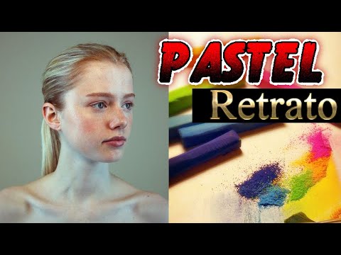 Retrato en pastel (terminado iniciado en clase) - YouTube