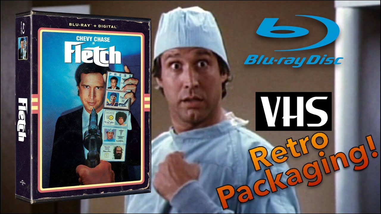 Fletch Blu-ray in VHS retro packaging | 1985 | w/ Blu-ray Menu | No ...
