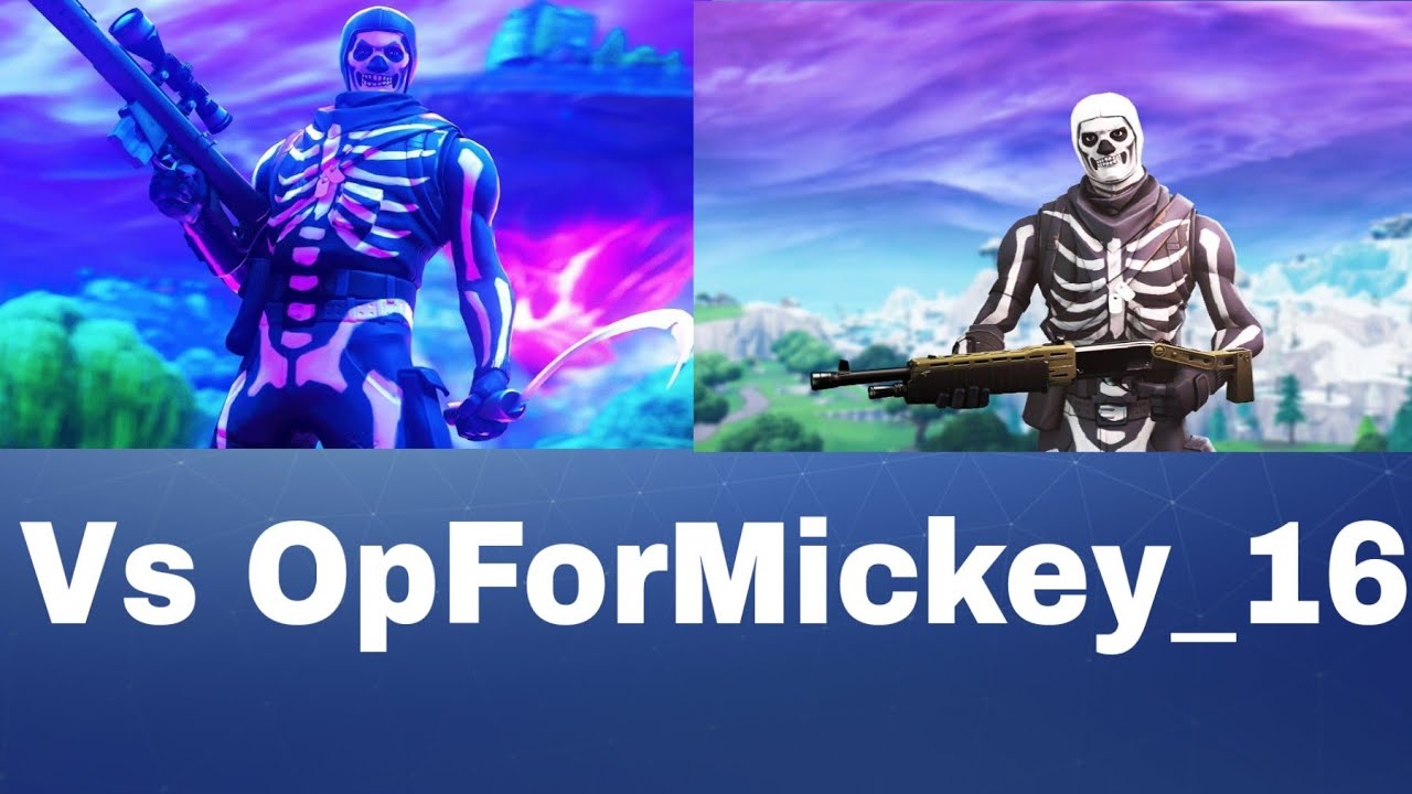 Fortnite 1v1 purple skull trooper - YouTube