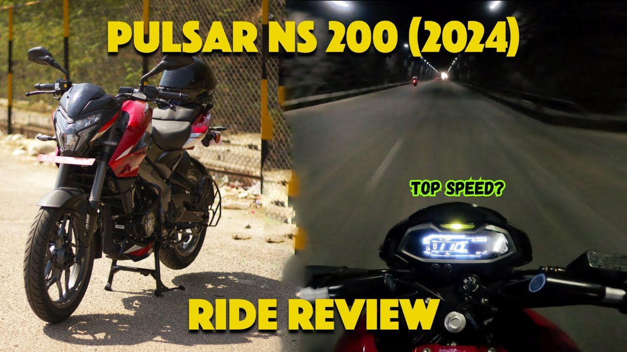 RIDE REVIEW OF PULSAR NS 200 | BEST OF 200CC SEGMENT | TOP SPEED ...