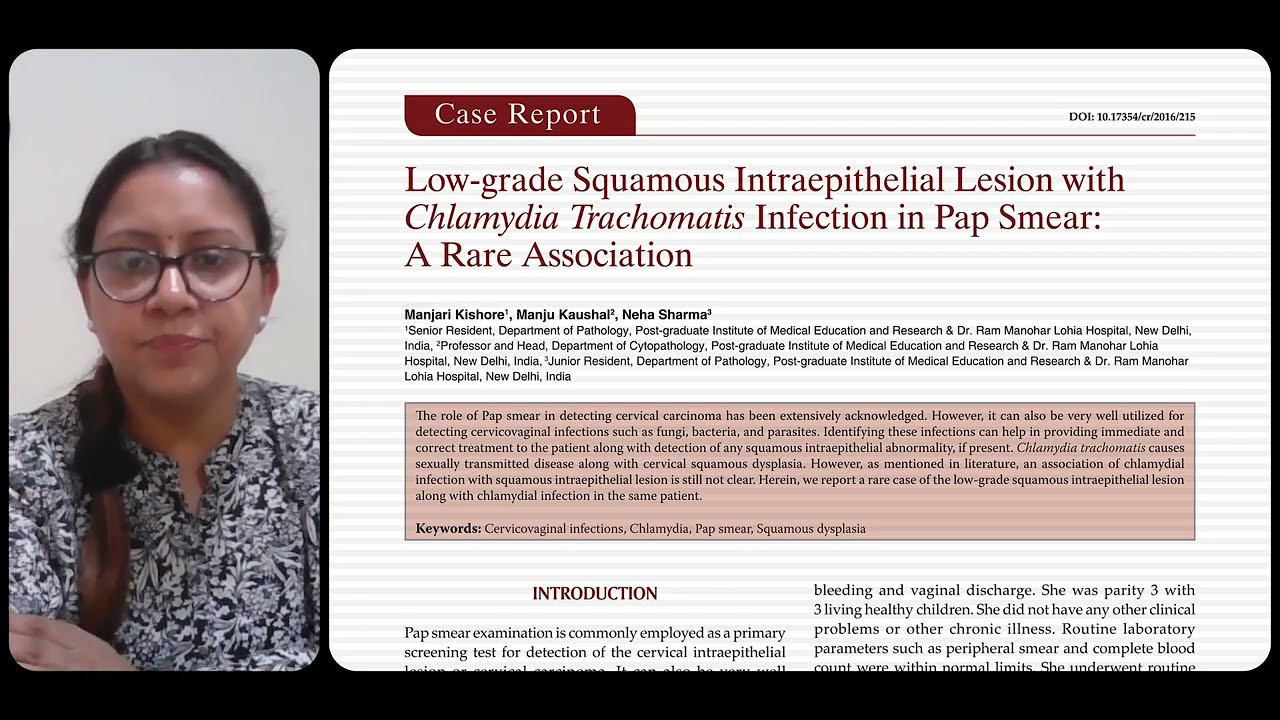 Low-grade squamous intraepithelial neoplasia with Chlamydia infection ...