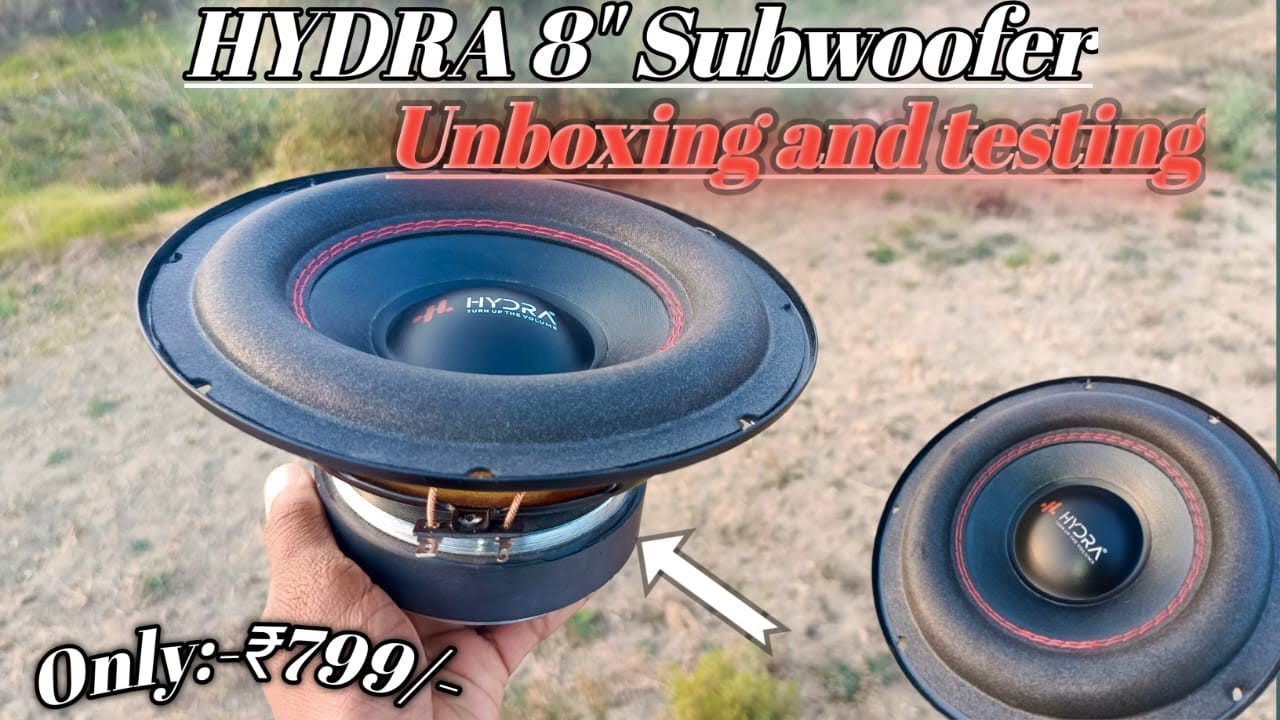 "Hydra 8" Subwoofer Unboxing & Review 🚗🎶 | Bass Like Never Before ...