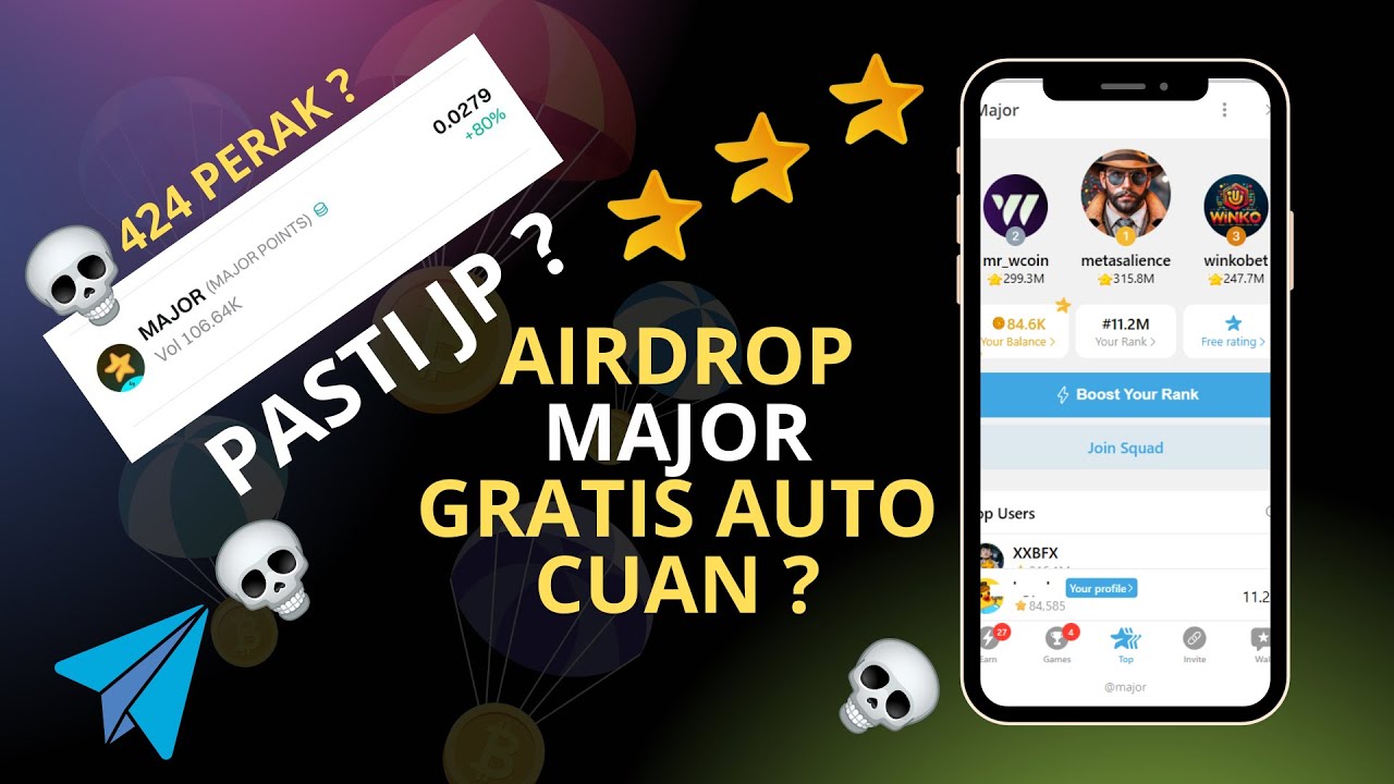 Tutorial Garap Airdrop Telegram Major (Potensial JP) - YouTube