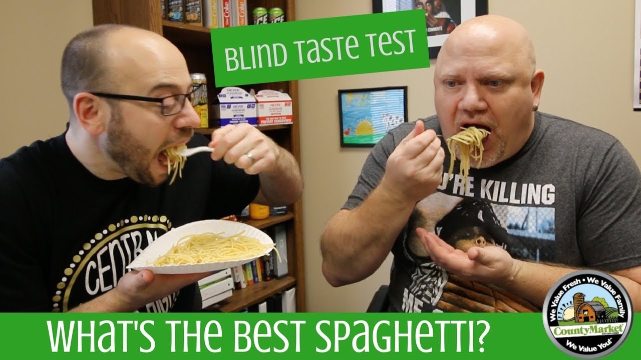 What's the Best Tasting Spaghetti? Blind Taste Test - YouTube
