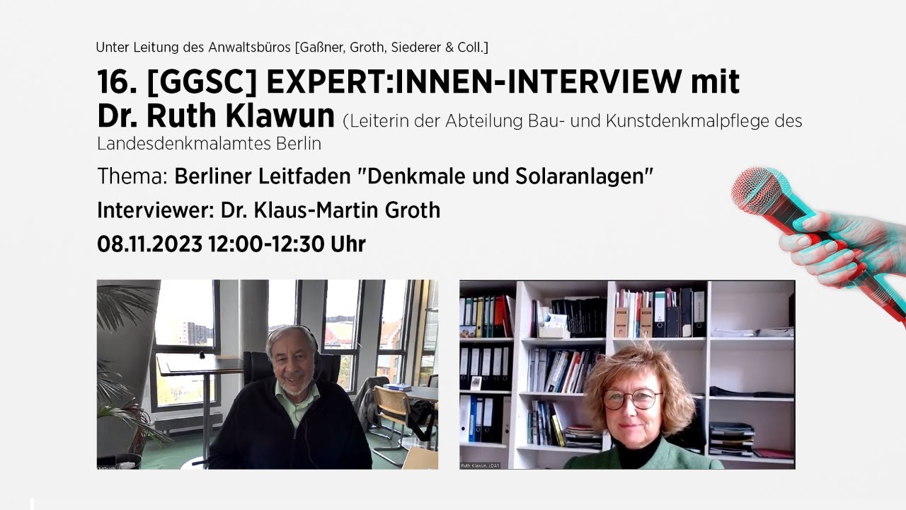 GGSC Expert:innen-Interview Folge 16 - Berliner Leitfaden Denkmale und ...