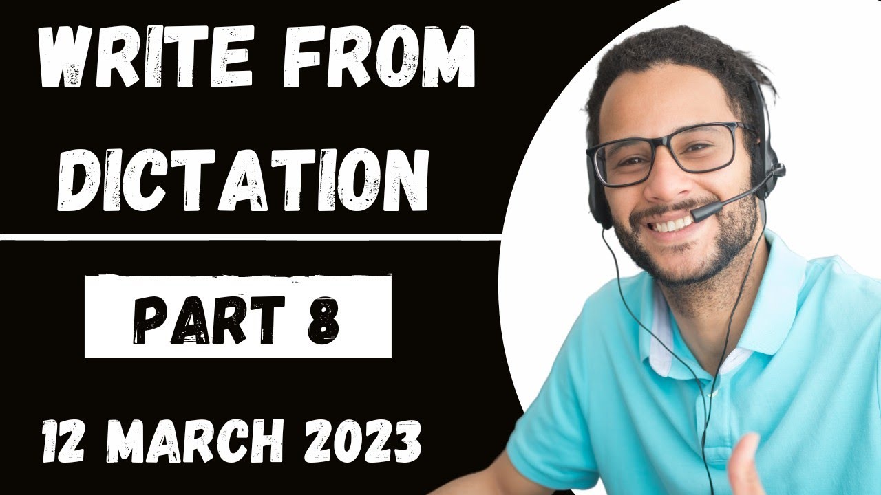 Write from dictation pte| pte write from dictation February part 2 ...