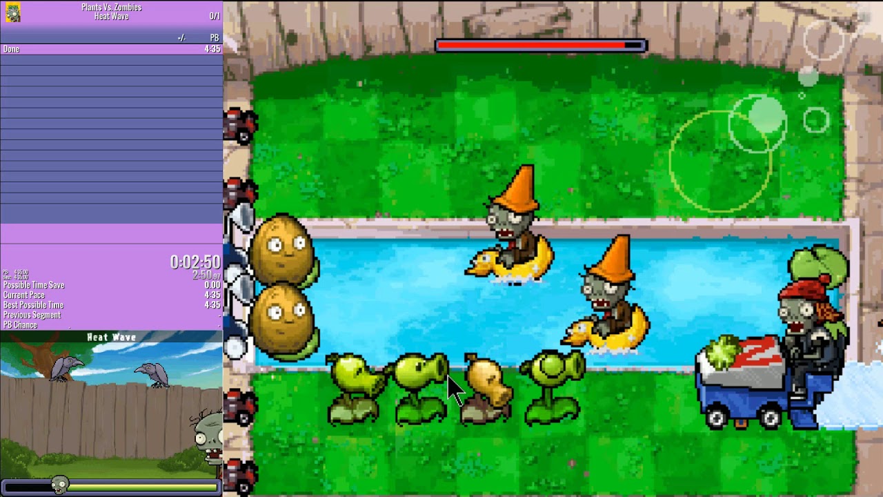 [PB] Plants Vs. Zombies - Heat Wave in 4:21 - YouTube