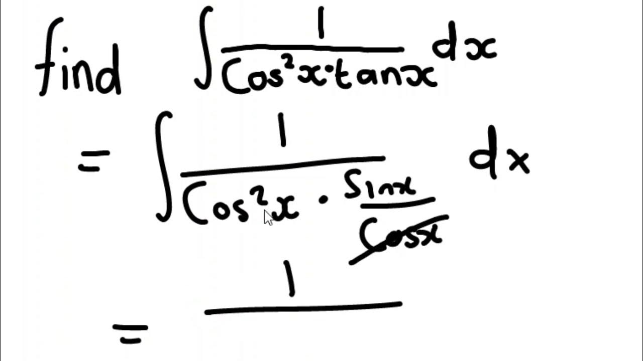 Integration by U Substitution | Trigonometric Identities. - YouTube