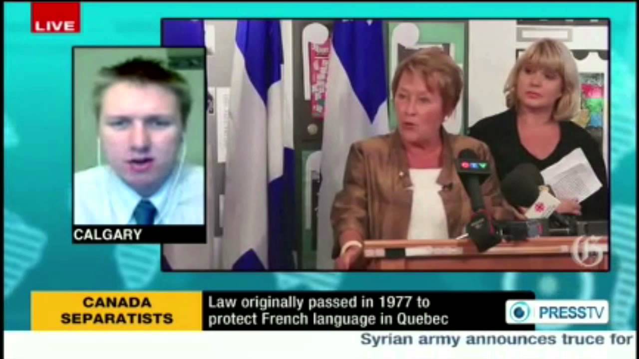 Quebec to Enforce French Language Law: Joshua Blakeney on Press TV ...