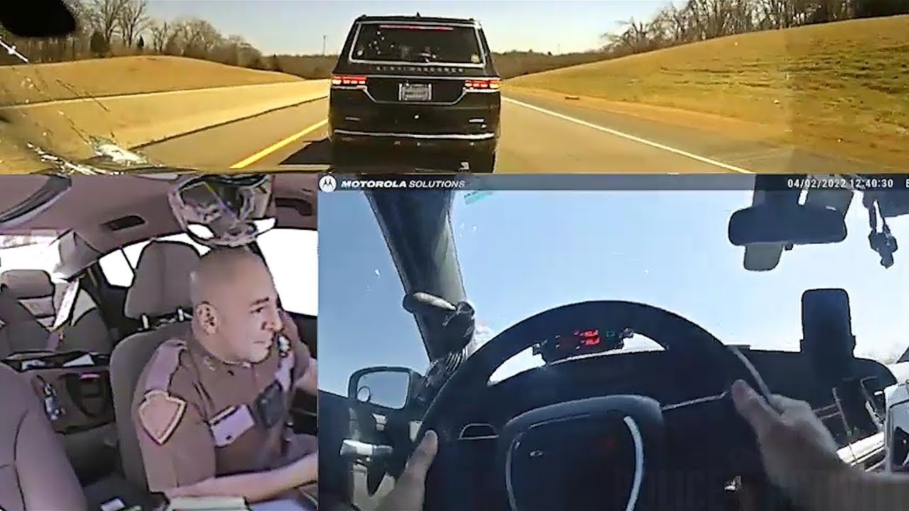 Runaway Shoots at State Trooper in High Speed Chase | 911 Bodycam ...