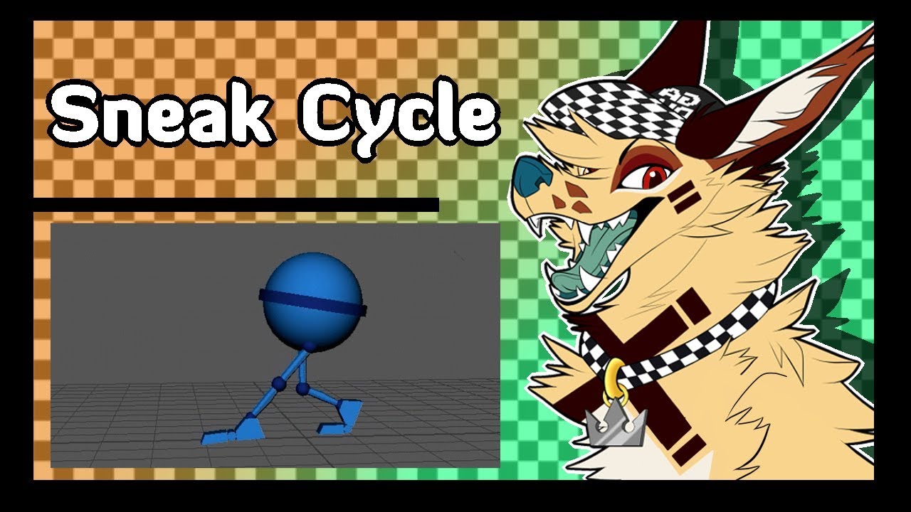 3D Sneak Cycle - YouTube
