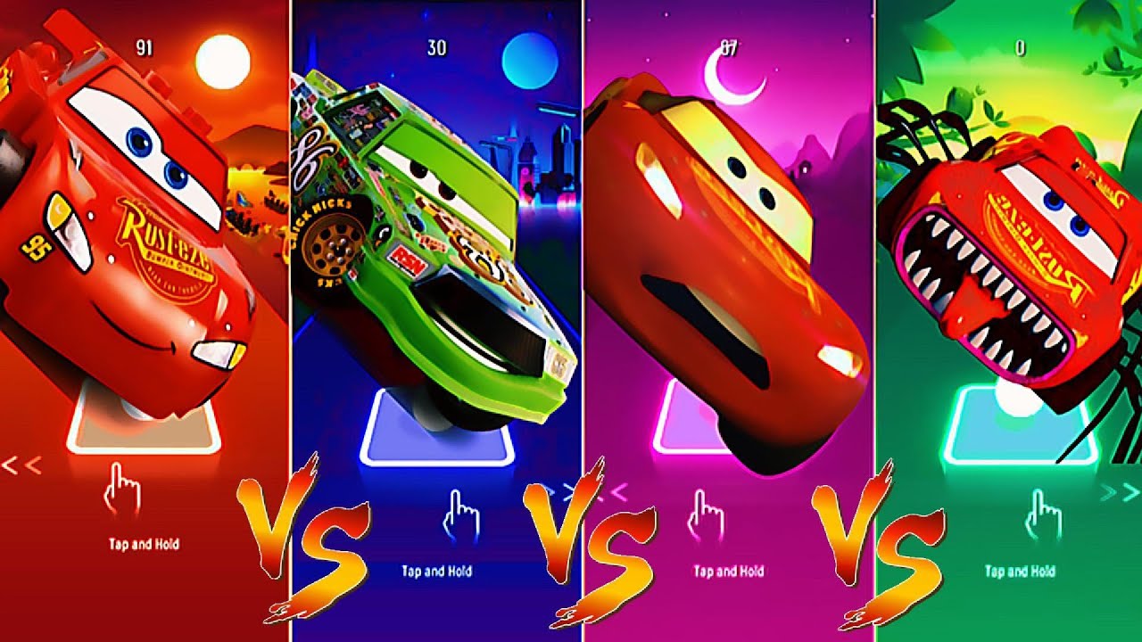 SUPER MEGAMIX - Lego McQueen 🆚 Chick Hicks 🆚 Zombie McQueen 🆚 McQueen ...