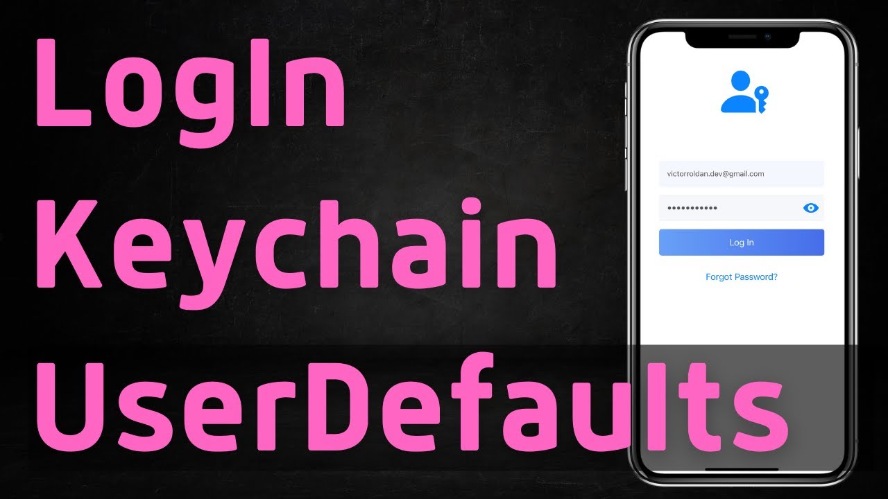 Como crear un LogIn + Keychain + UserDefaults + RootViewController ...