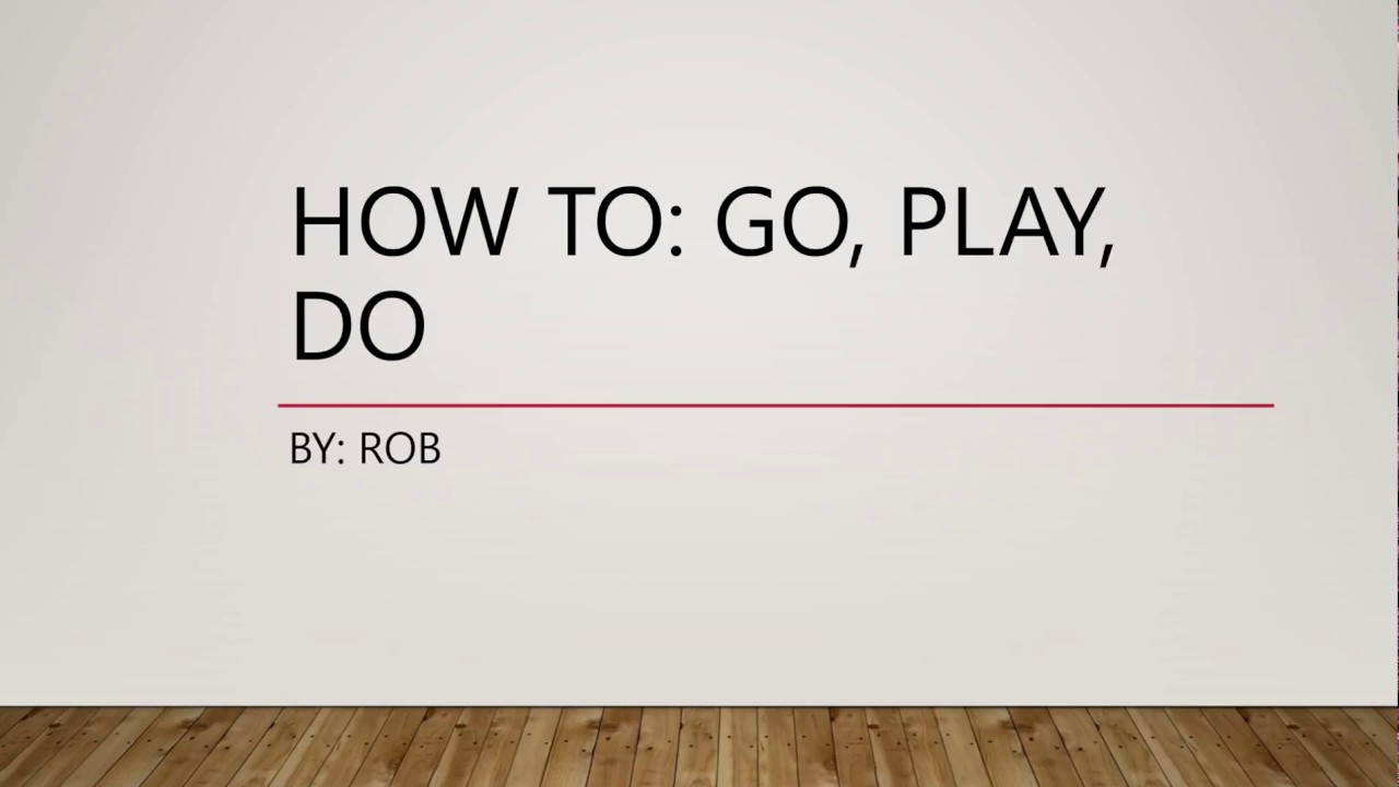 How to use the verbs Go, Play, and Do with sports and activities. - YouTube