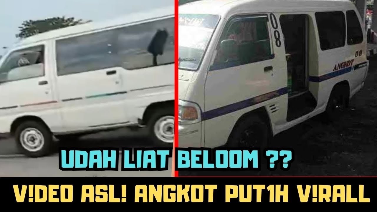 angkot putih viral di tiktok ?? video asli angkot putih viral yang ...