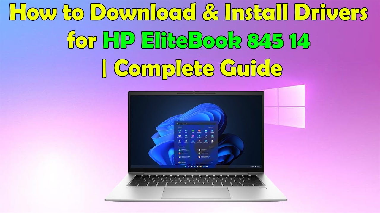 How to Download & Install Drivers for HP EliteBook 845 14 | Full Guide ...