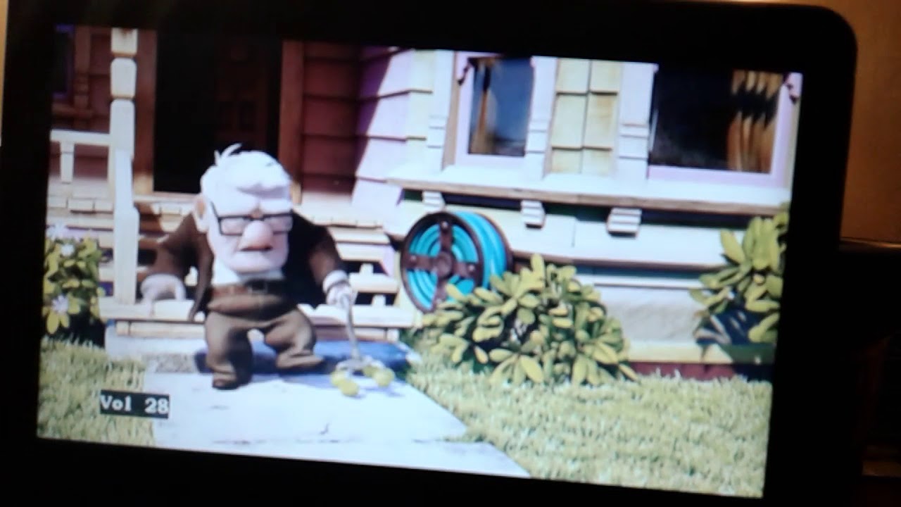 disney up carl gets mailbox from the man and gets mistake - YouTube