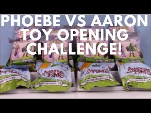 Phoebe vs Aaron! Toy Opening Challenge! Legend of Zelda and Adventure ...