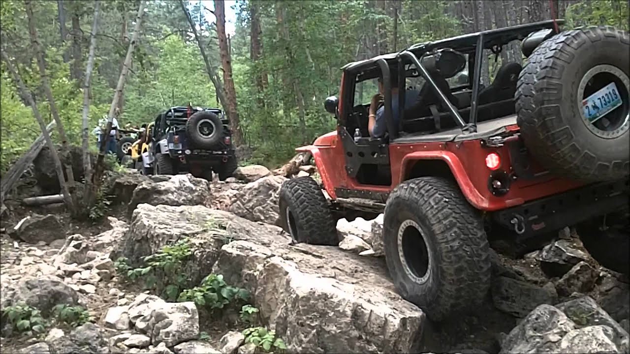 TNT Customs- Cheyenne Jeep- V8 Powered Red TJ - YouTube