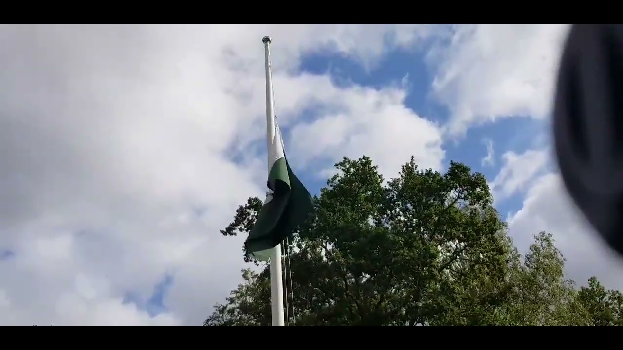 Flag hoisting ceremony 14th Aug 2021 - YouTube