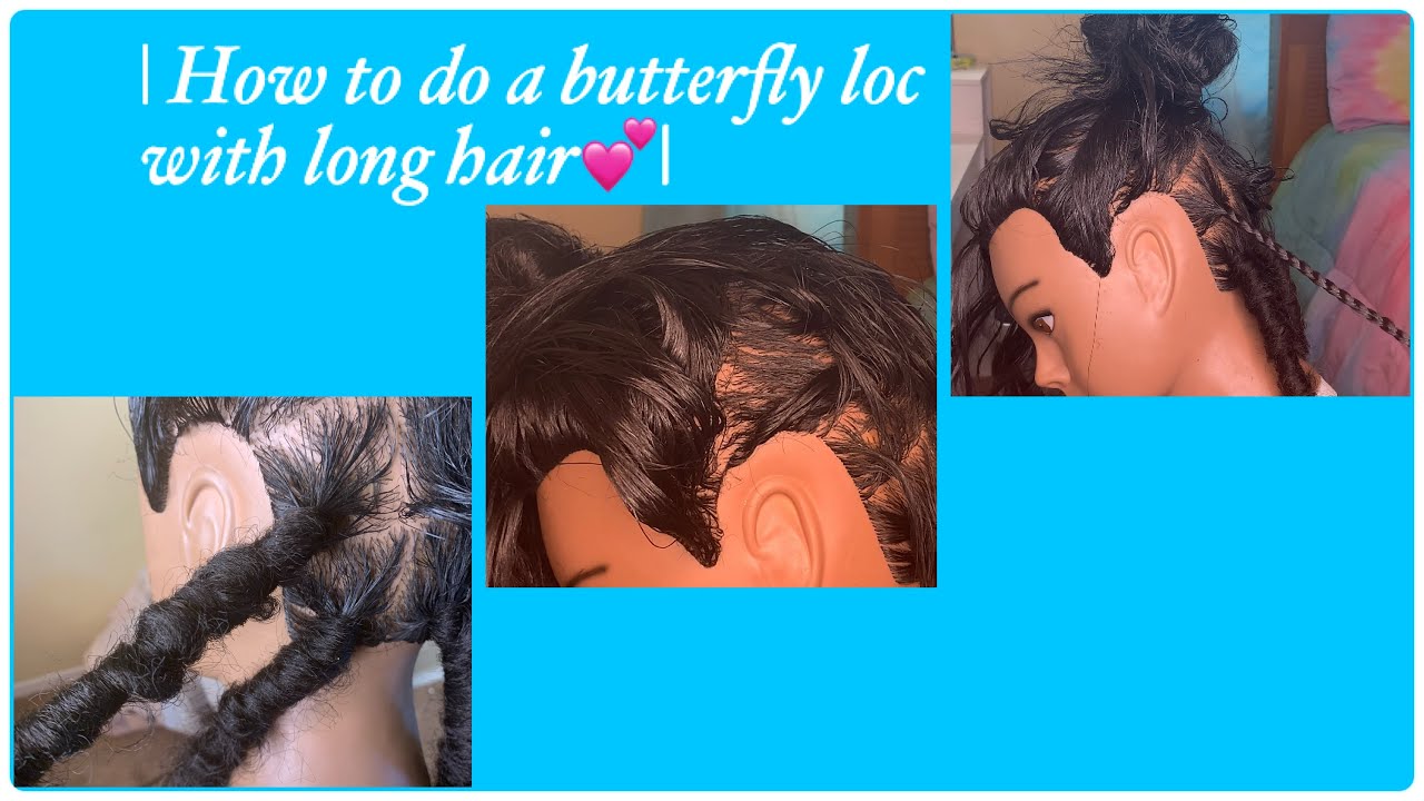 | How to do Butterfly locks with long hair 💕| - YouTube