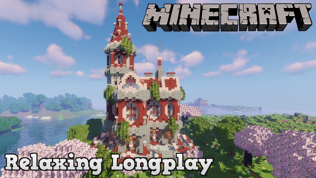 Minecraft Relaxing Longplay- Creative Building A Fantasy House Part 5 ...