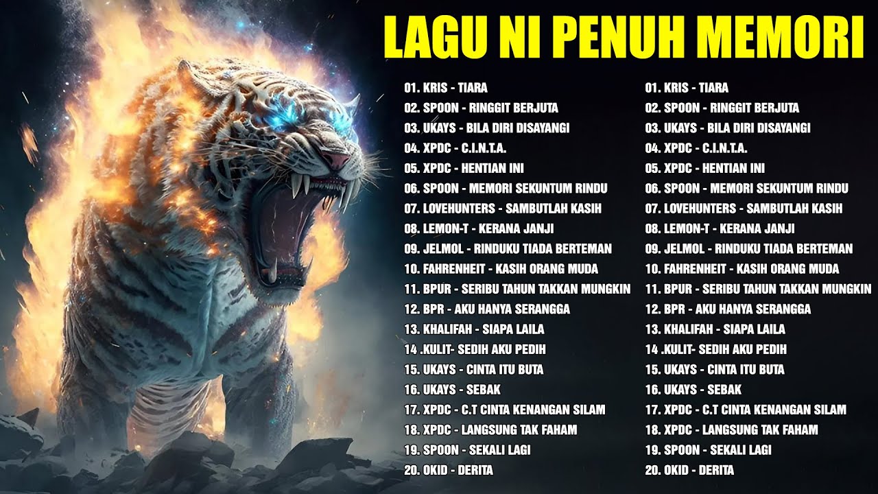 GOLDEN MEMORIES LAGU SLOW ROCK MALAYSIA 90AN TERBAIK💢40 LAGU JIWANG ...