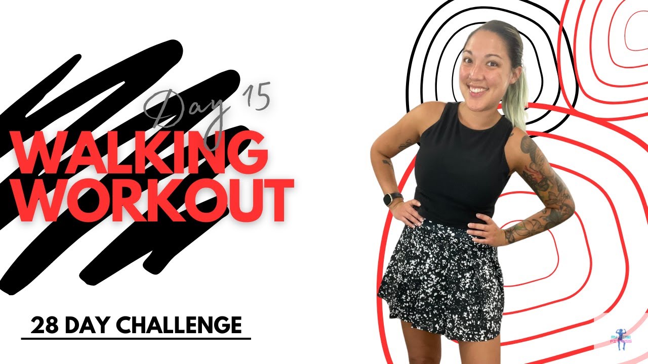 DAY 15 | Walking Workout with Music - 20 Minutes | 28 DAY CHALLENGE ...