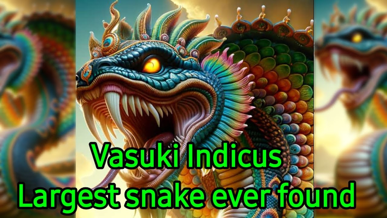 Largest snake ever found Vasuki Indicus. - YouTube