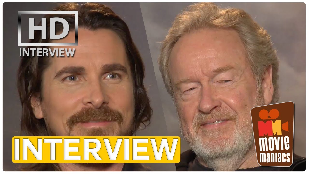 Exodus | Christian Bale & Ridley Scott exclusive interview (2014) - YouTube