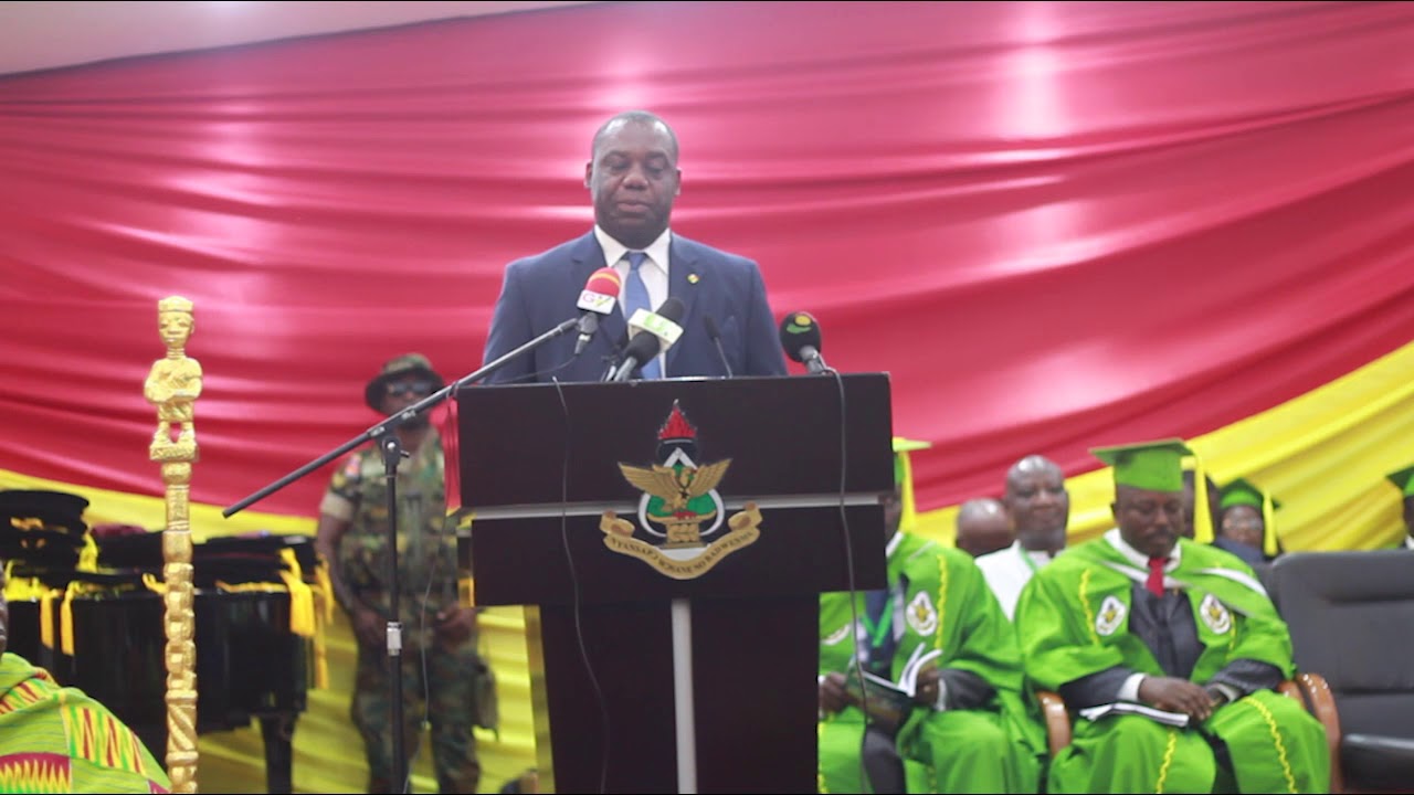 Asantehene speaks at KNUST Post--Graduate School Graduation 2018 - YouTube