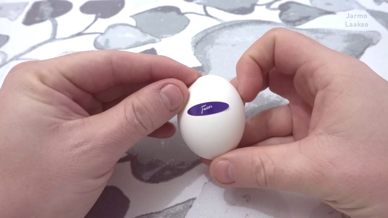 Näin avaat Fazer Mignon-munan ilman sotkua. - YouTube
