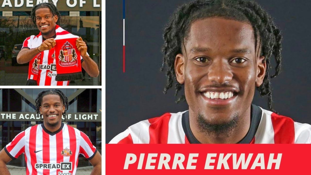 Pierre Ekwah Signs for Sunderland from West Ham on a Permanent Deal.. - YouTube