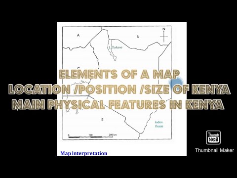 ELEMENTS OF A MAP/MAP INTERPRETATION /LOCATION, SIZE AND POSITION OF ...