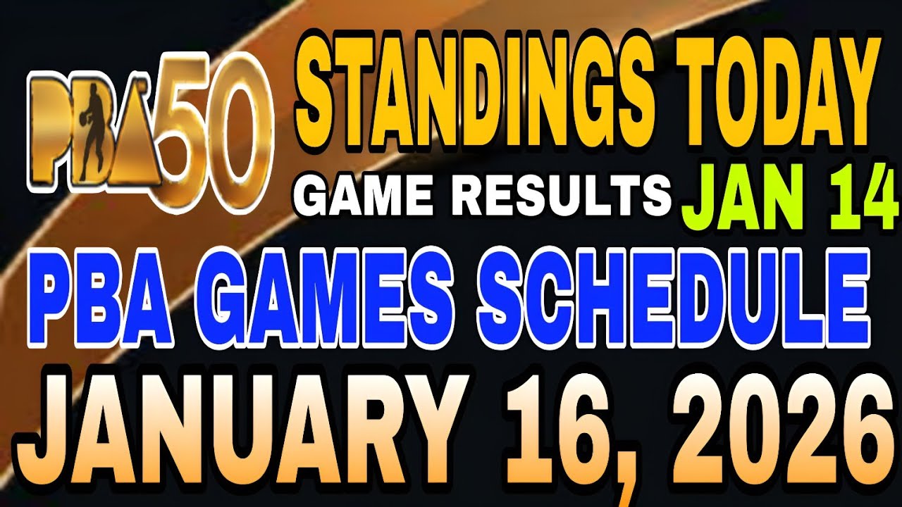 PBA SEMIFINALS STANDINGS TODAY JANUARY 14, 2026 | SCHEDULE JAN 16 | PBA ...