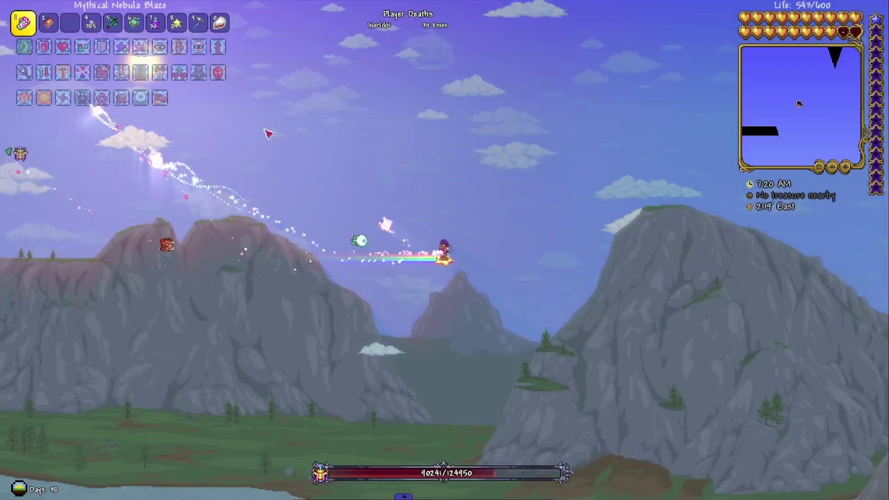 1 Extra Accessory Slot Per Day Terraria (Day 30) - YouTube