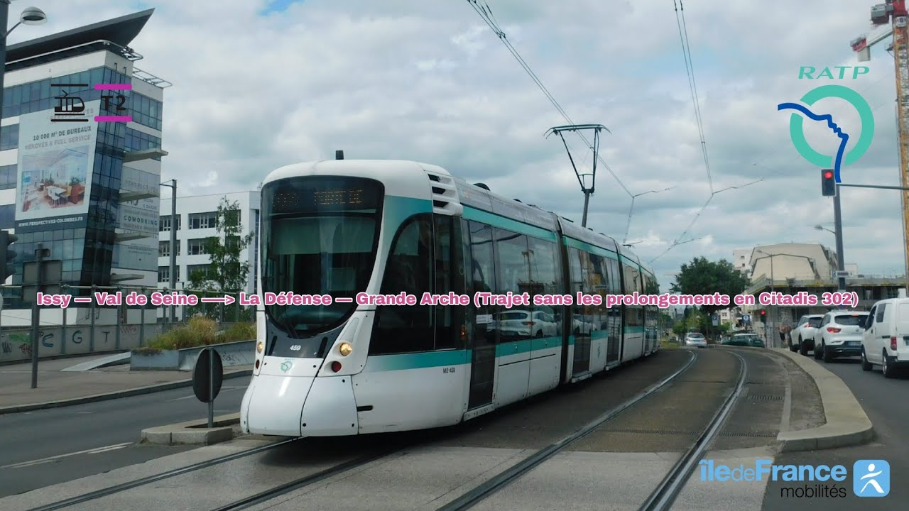 [Tramway T2 RATP] Trajet en Citadis 302 de Issy – Val de Seine à La ...