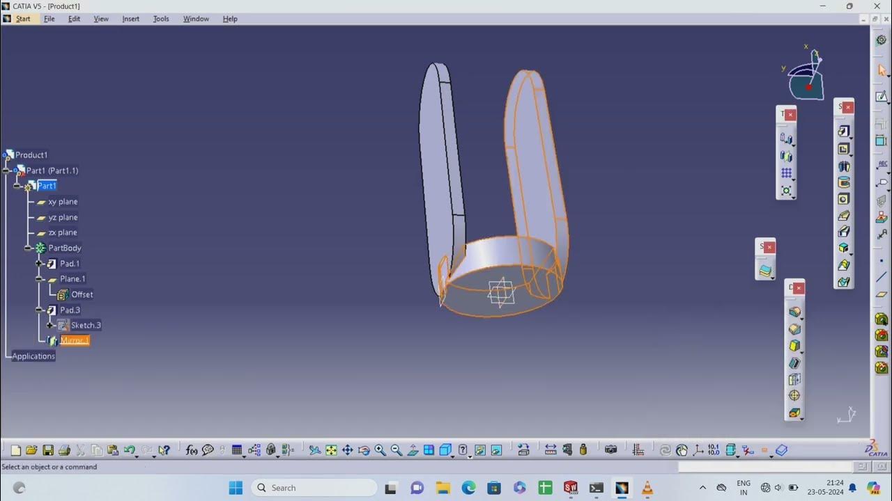 Master Wrist Roll Design in CATIA V5#Catia v5 - YouTube