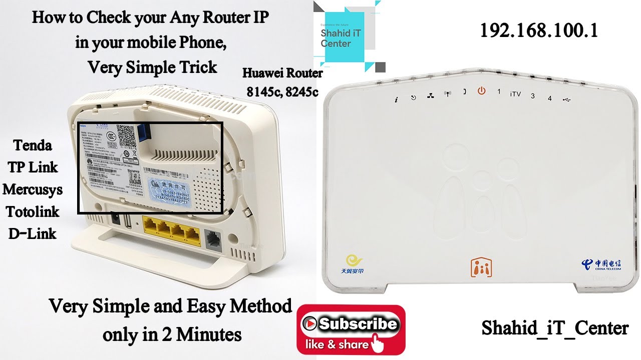 How to Check your Any Router IP in your mobile Phone, Very Simple Trick ...